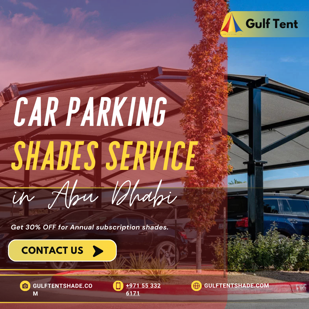 Temporary Car Parking Shades in Abu Dhabi