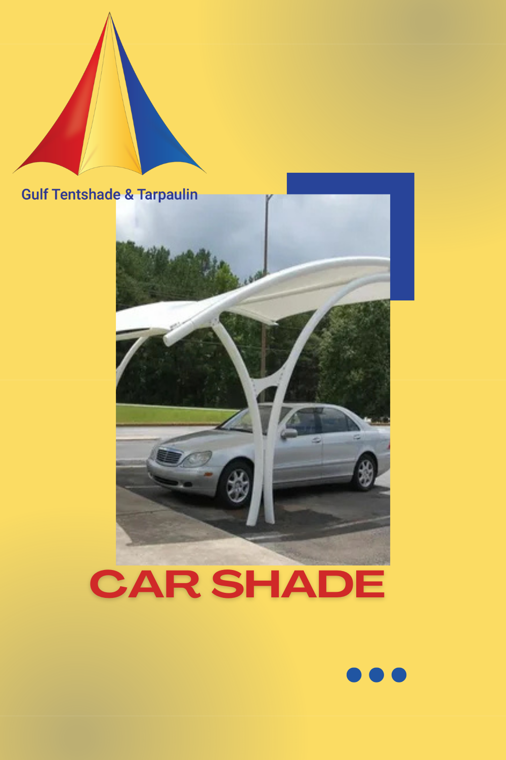 Cantilever Car Shade in Abu Dhabi