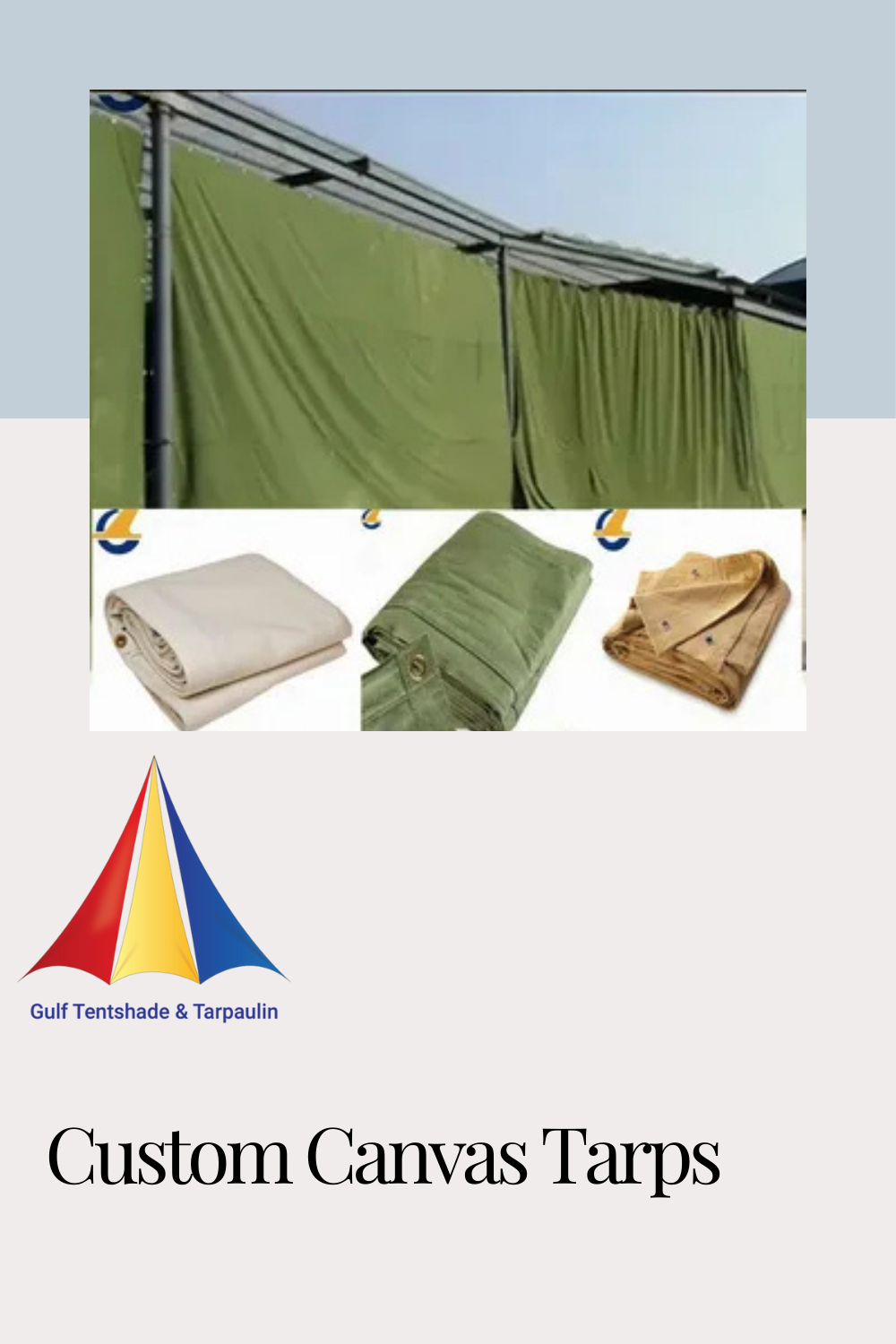 Custom Canvas Tarps Abu Dhabi