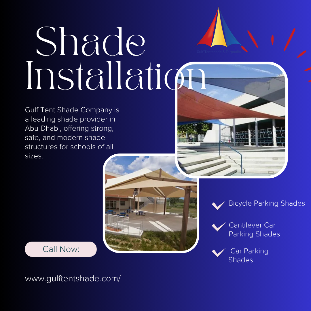School Shade Installation Abu Dhabi