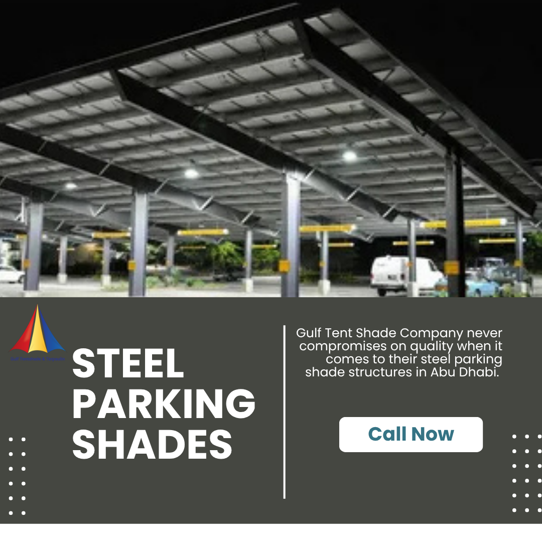 Steel Parking Shades in Abu Dhabi